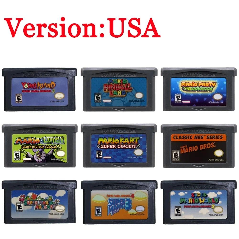 ตลับหมึกเกม Super Mario GBA Super Mario Series Advance Bros Kart ...