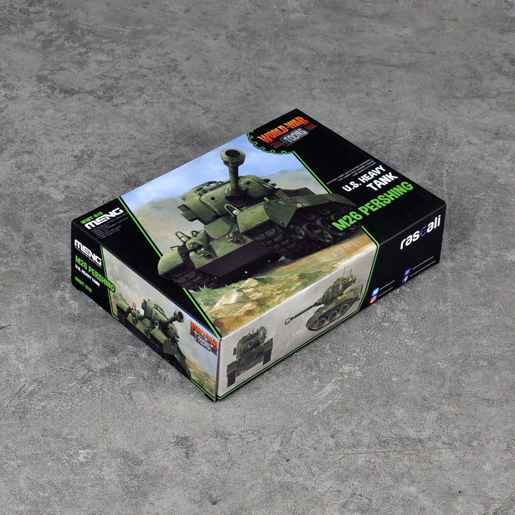 Meng พลาสติกประกอบรุ่น WWT010 American Heavy Tank M26 Panxing รุ่น Q ...