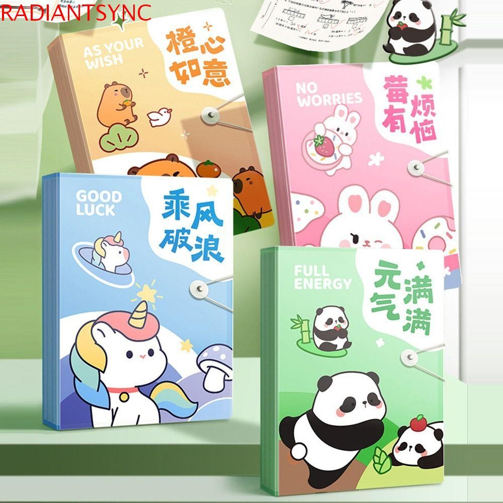 Radiantsync A4 แฟ้มโฟลเดอร์กระเป๋ากันน้ํา 30/40/60 กระเป๋า A4 แฟ้ม Organizer,แบบพกพาขนาดใหญ่ความ ...