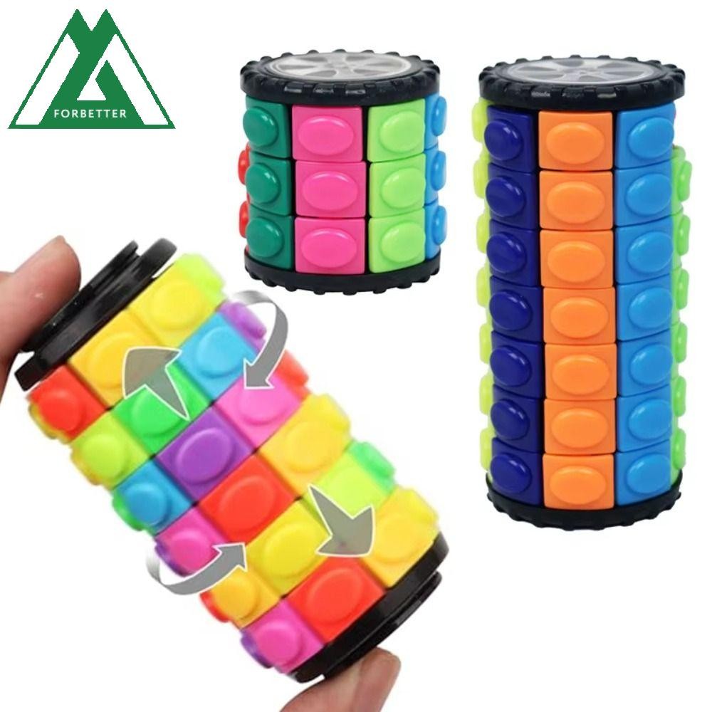 Forbetter 3D Corn Cube Tower, เปลี่ยนพลาสติก 3D กระบอกหมุน Magic Cube ...