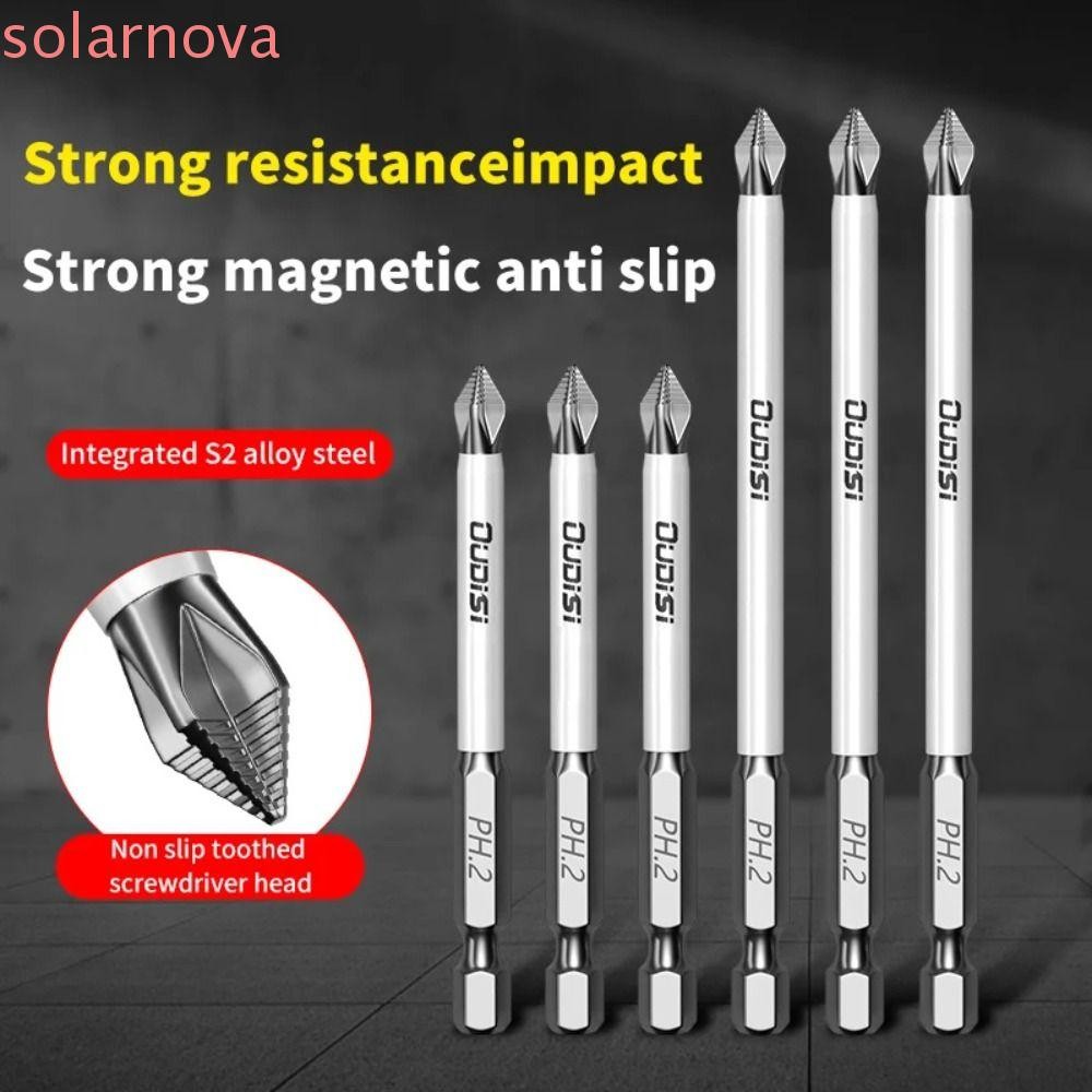 Solarnova 1/7 ชิ้นชุดหัว, Magnetic Anti Non-slip Cross Bit, 25-150 มม. ...