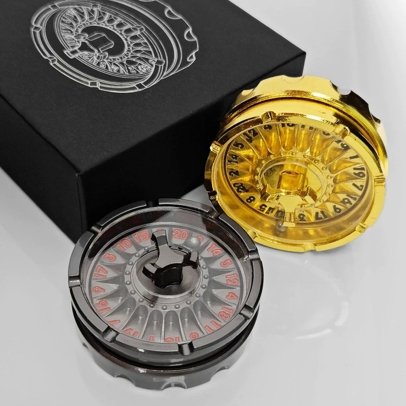 7 in 1 RPG Table Game Dice with Gift Case Metal G20 Roulette Dice ...