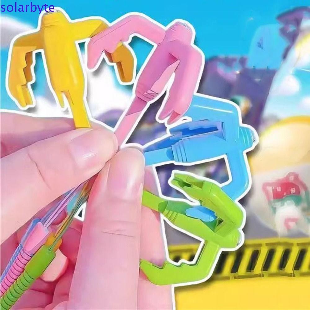 Solarbyte ตะขอกรงเล็บฤดูใบไม้ผลิ, มือตาประสานงานตะขอพลาสติก Claw Scalable Claw ของเล่น, การ์ตูน ...