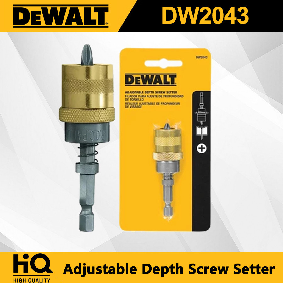 Dewalt 1/4 ปรับความลึกสกรู Setter Phillips Bit อุปกรณ์เสริมเครื่องมือ ...