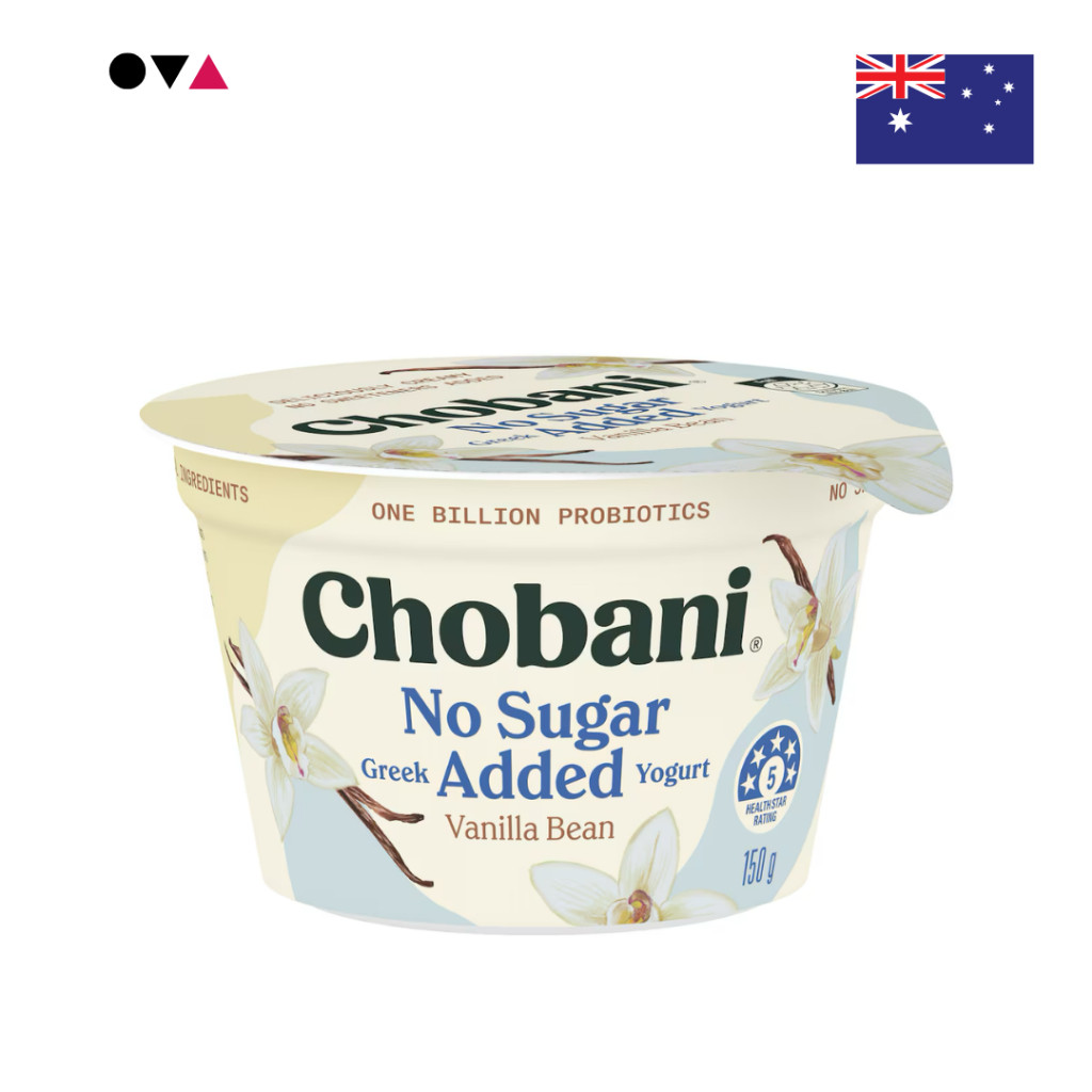 Chobani Greek Yogurt Vanilla Bean 150g กรีก โยเกิร์ต วานิลลา ไม่เติม ...