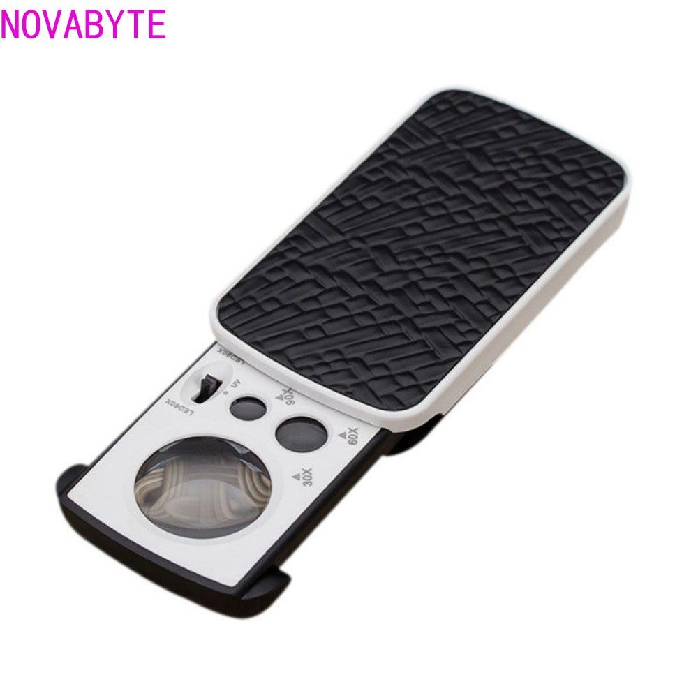 NOVABYTE แว่นขยายเครื่องประดับ Loupe Optical อะคริลิคแก้วกําลังขยายสูง ...