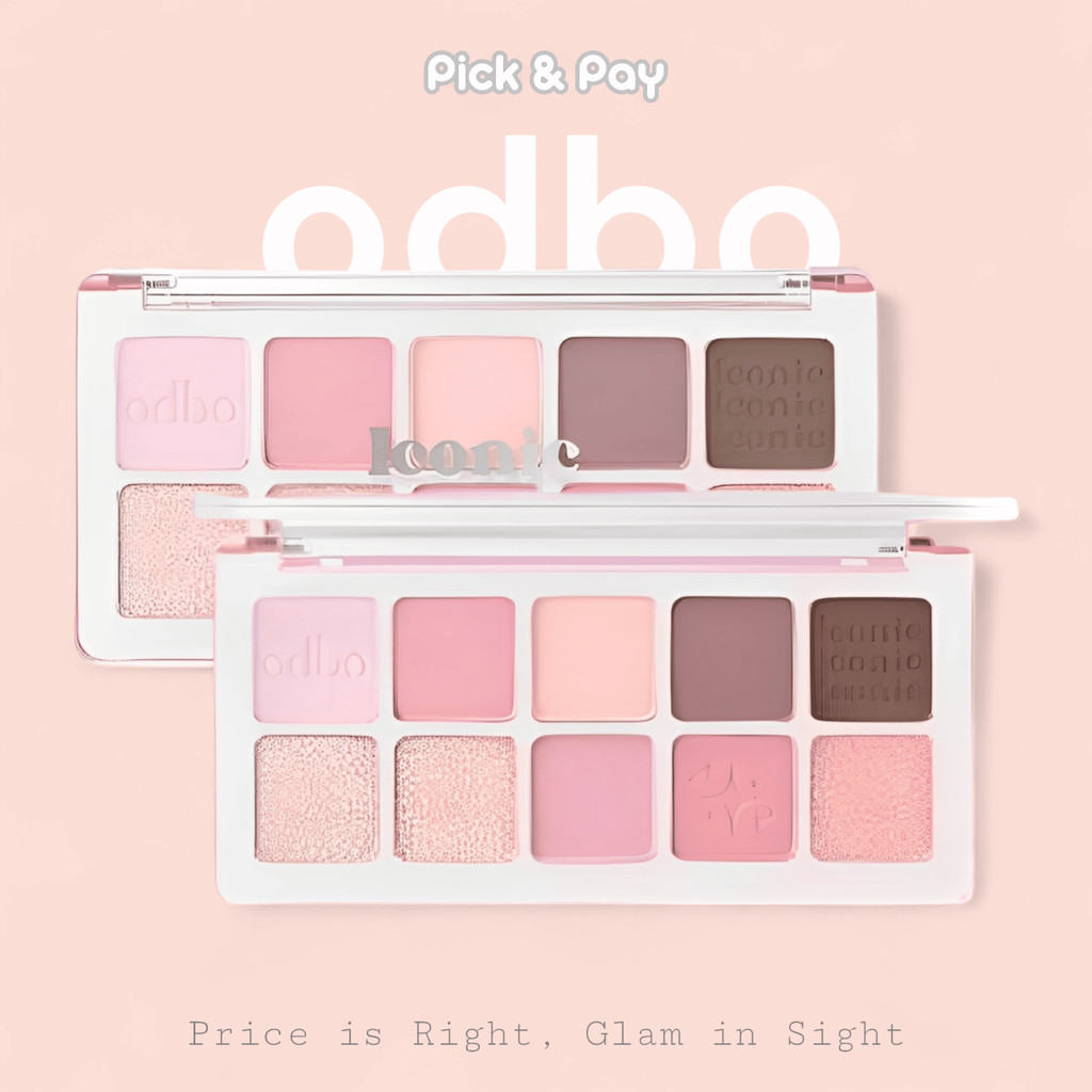 odbo Iconic Eyeshadow Palette พาเลท อายแชโดว์ 10 เฉดสี เนื้อแมทท์ และชิมเมอร์ (OD2029) | Shopee ...
