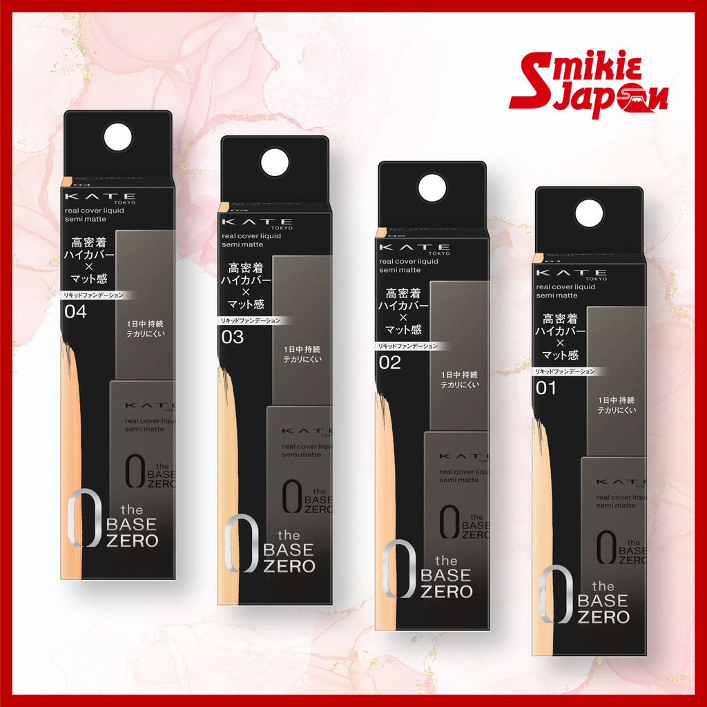 KATE Real Cover Liquid (Semi-Matte) Foundation 30ml Direct from Japan ...