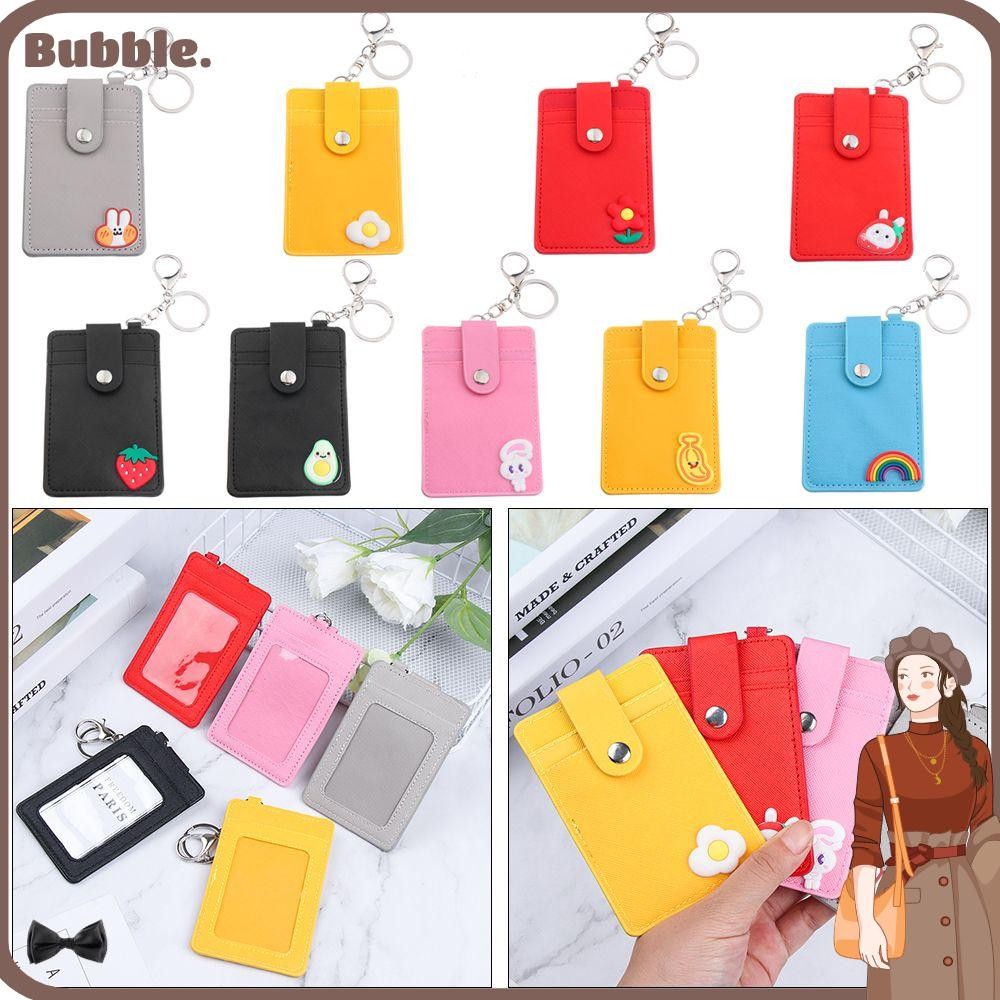 Bubble Card Holder น่ารักการ์ตูนผู้ชายผู้หญิง PU หนัง Slim กระเป๋า ...