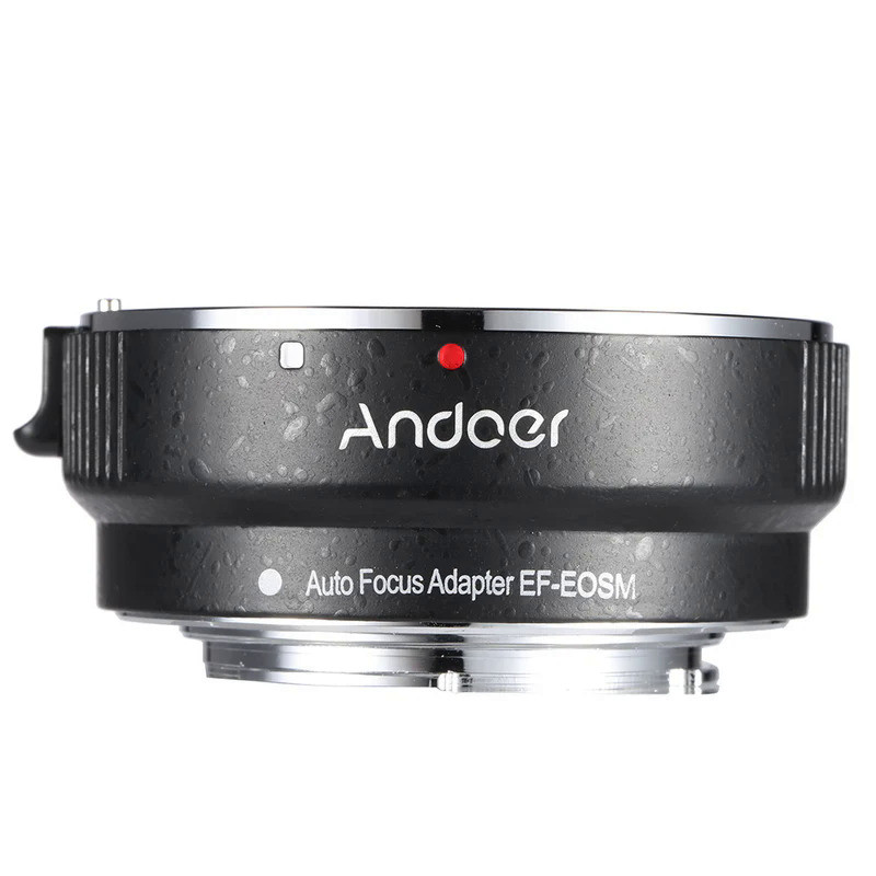 Andoer EF-EOSM Lens Mount Adapter Auto-Exposure Auto-Focus and for Canon EF/EF-S Series Lens to ...