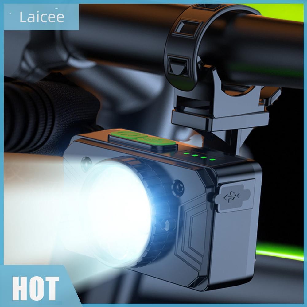 [Laicee.th] ไฟหน้าจักรยาน LED พร้อมเซ็นเซอร์อัจฉริยะ USB อุปกรณ์เสริมจักรยานแบบชาร์จไฟได้ ...