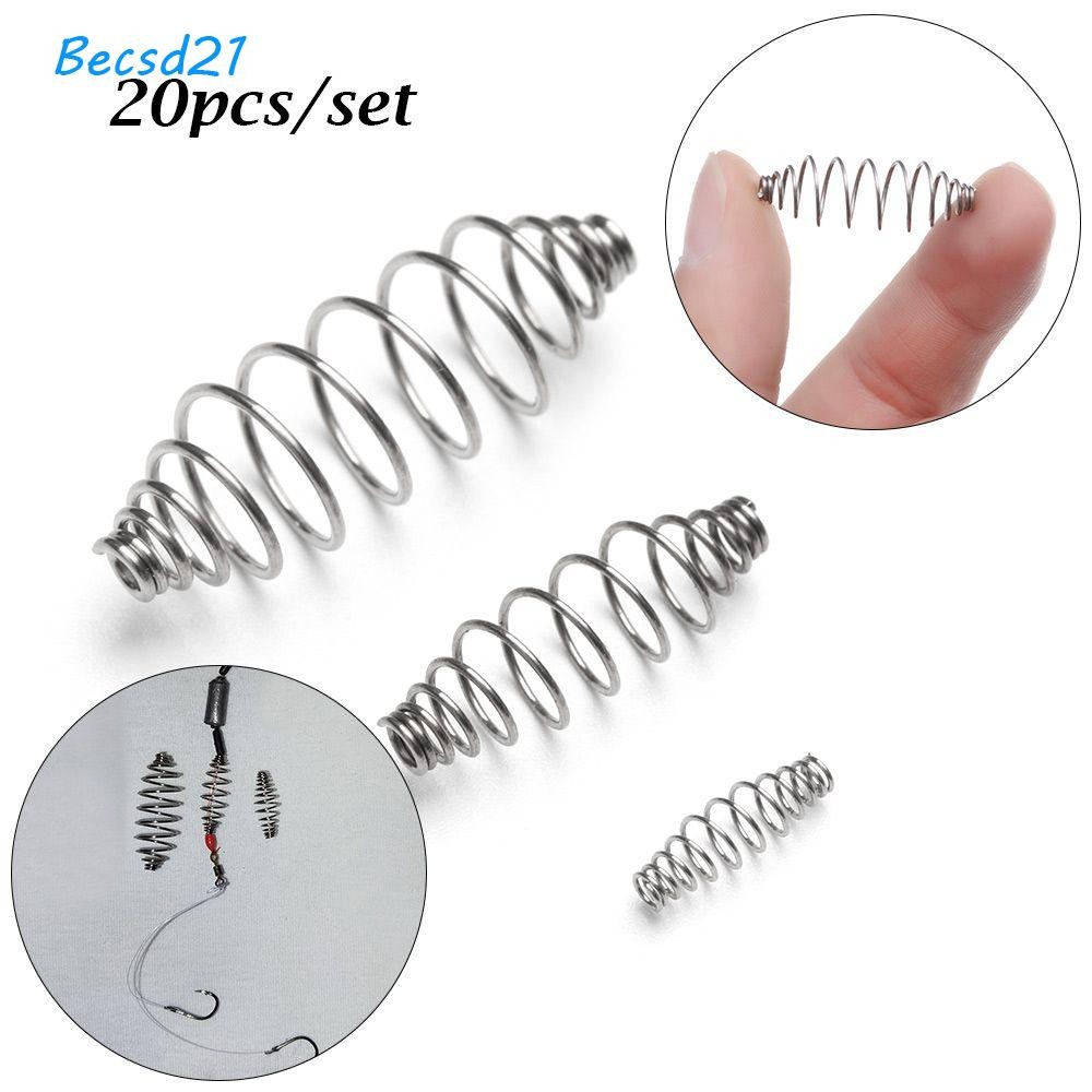 Becsd 20 ชิ้นลอย Feeder สไตล์ SML Carp Olive Hair Rig Combi Rigs ...