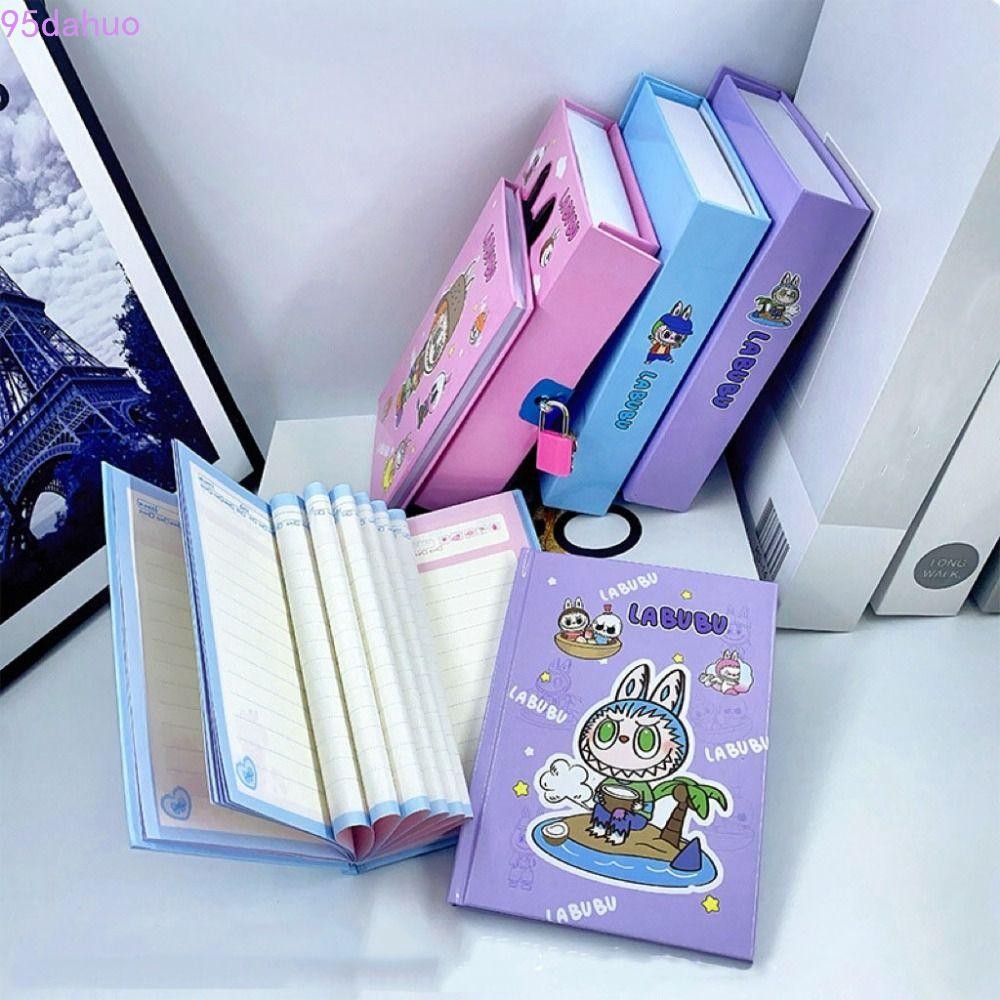 Dahuo Labubu ไดอารี่ Notepad, A6 สีหน้า Labubu Mini Notebook, มัลติฟังก ...