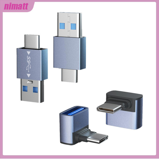 Ni Usb-C ชาย Usb-A ชาย Otg อะแดปเตอร์ C ชายกับหญิง 3D ข้อศอก Converter ...
