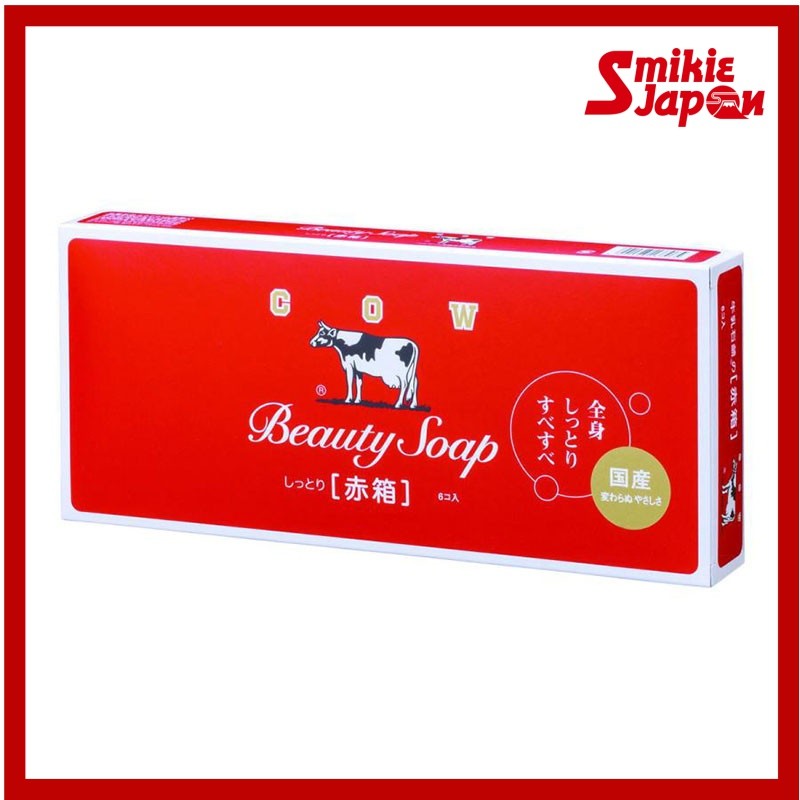 Cow brand soap red box 90g x 6 pcs blue box 85g x 6 pcs Direct From Japan | Shopee Thailand