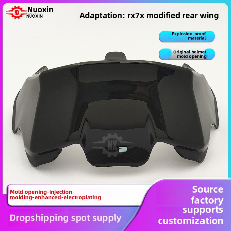 [2025NEW] เข้ากันได้กับสปอยเลอร์หมวกกันน็อค ARAI RX7X/XD/NE0/VX/GX อุปกรณ์เสริมหมวกกันน็อค ...