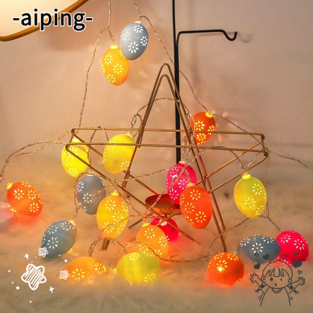Aiping อีสเตอร์ LED String, แสงอุ่นไข่ Chick แครอทไฟ LED String, Fahion สีสัน 1.5M 10LED DIY ...