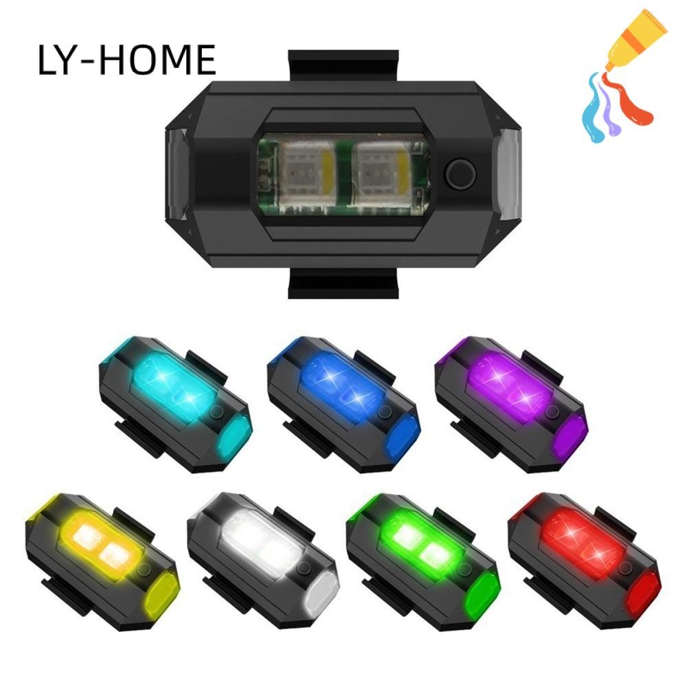 LY Drone Strobe Light,เจ็ดสี USB ชาร์จไฟเตือน,แฟลชฉุกเฉินคู่มือสวิทช์ Kite ไฟเตือน | Shopee Thailand