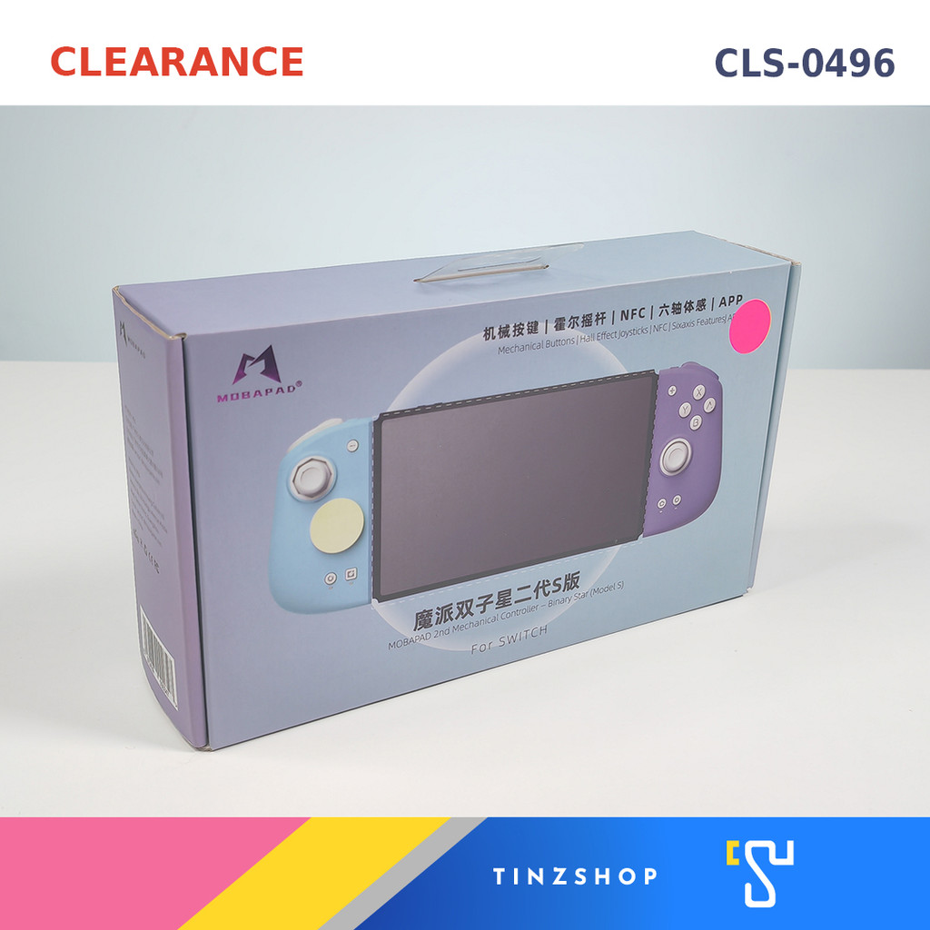 [Clearance] CLS-0496 Mobapad Gemini M6S Controller for Nintendo Switch Joypad NFC Hall Effect จอ ...