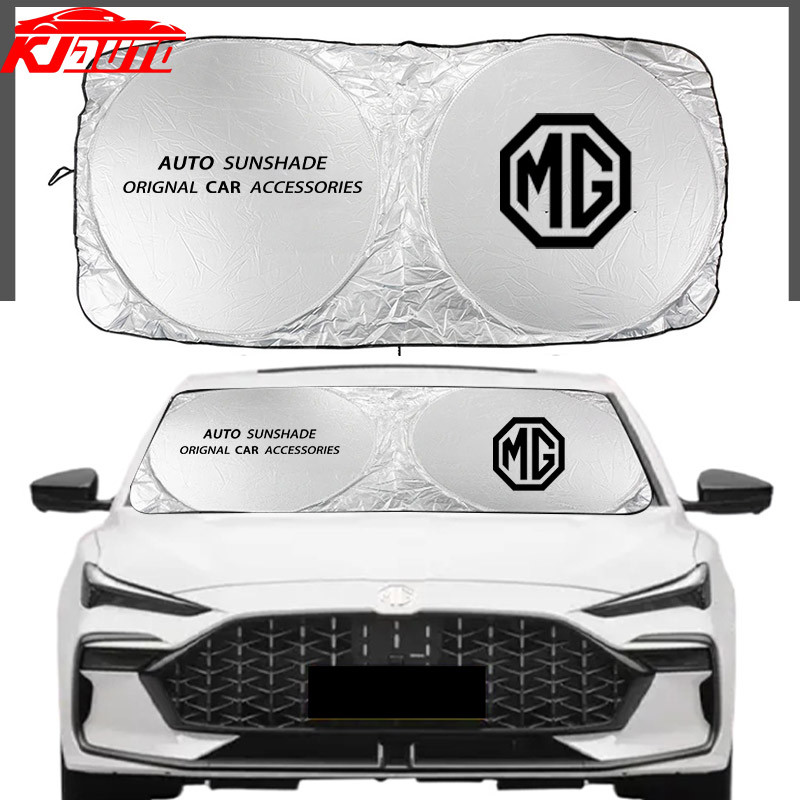 MG กระจกรถยนต์ด้านหน้า Sun Shade สําหรับ MG3 MG5 MG6 MG7 EP Pluse MG TF ...
