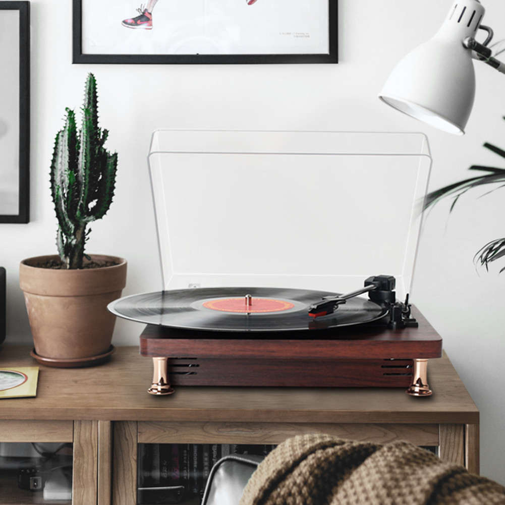 Retro Vinyl Record Player Classic Nostalgic Style Record Player ...