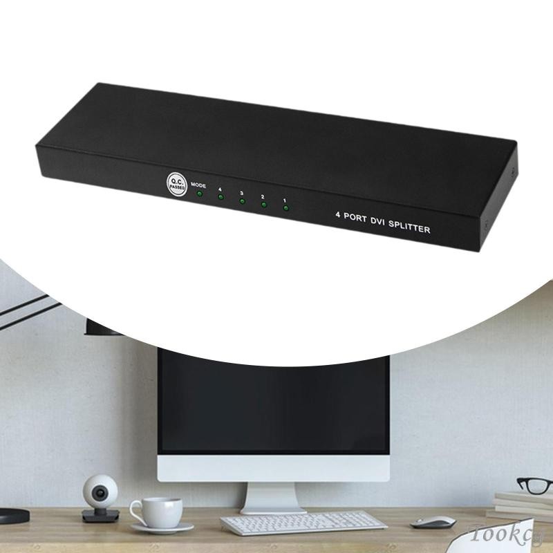 [Tookcg] Splitter 4 พอร์ตแล็ปท็อป Video Splitter ทนทานอเนกประสงค์ ...