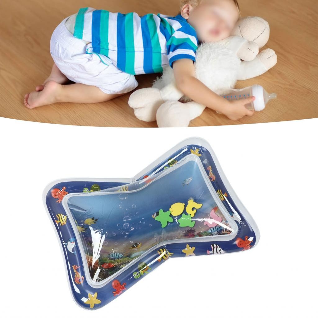 Water Tummy Time Pad Time Sensory Toy กันน้ำพองได้ง่ายต่อการพกพาเสื่อ ...
