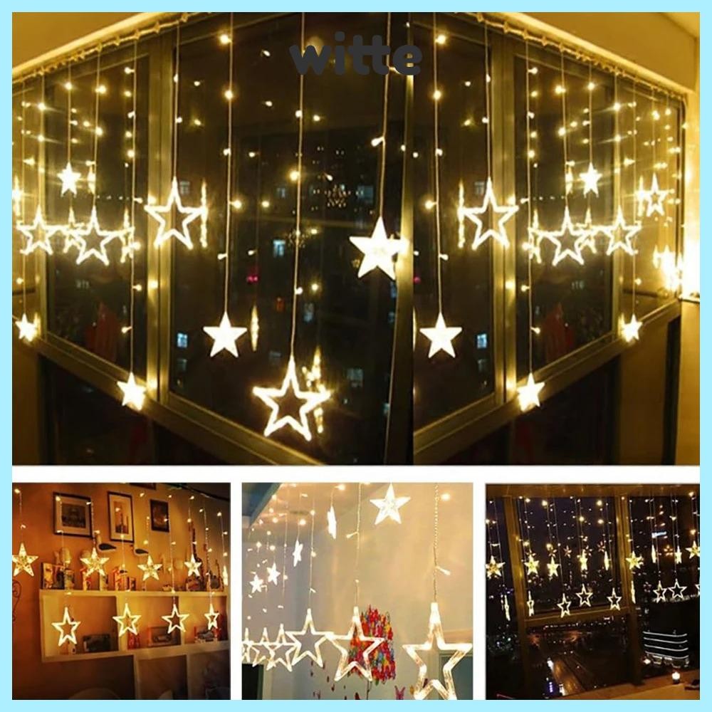 WITTE ไฟม่านนางฟ้า, ไฟ LED String Power Moon Star, สายไฟไฟกลางคืน USB 3 ...