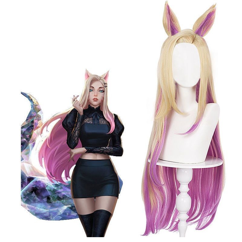 ส่วนลดทั้งร้าน League of Legends cos ชุด KDA จิ้งจอกเก้าหาง cosplay ทั้งชุด | Shopee Thailand