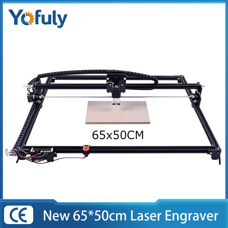 NEW Black 6550 2-Axis CNC Engraving Machine Work Area 65*50cm 20w Laser ...