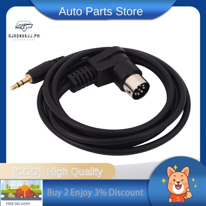 รถ 3.5 มม.AUX Input Adapter สายสัญญาณเสียง Mini Jack AUX 8-Pin M-BUS CD ...