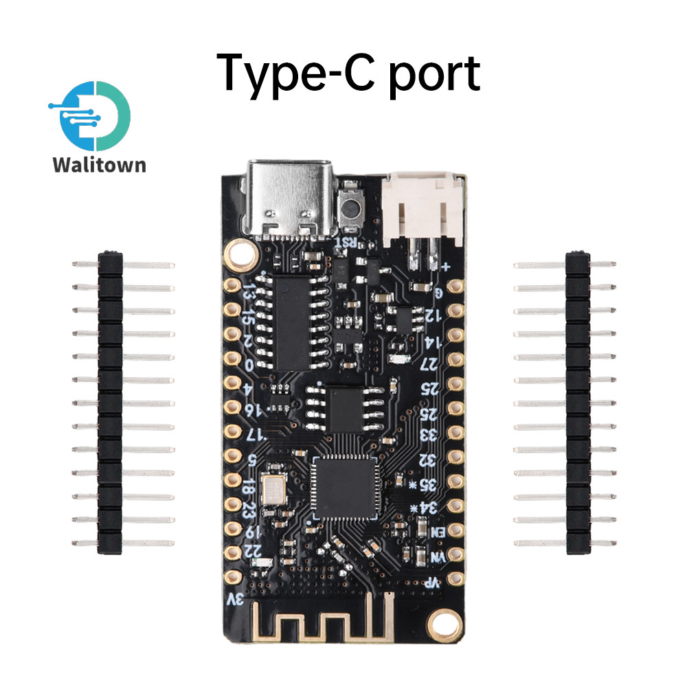 Micropython ESP32 BT WiFi บอร์ดพัฒนาโมดูล V1.0.0 CH340 4MB แฟลช Type-C/Micro USB | Shopee Thailand