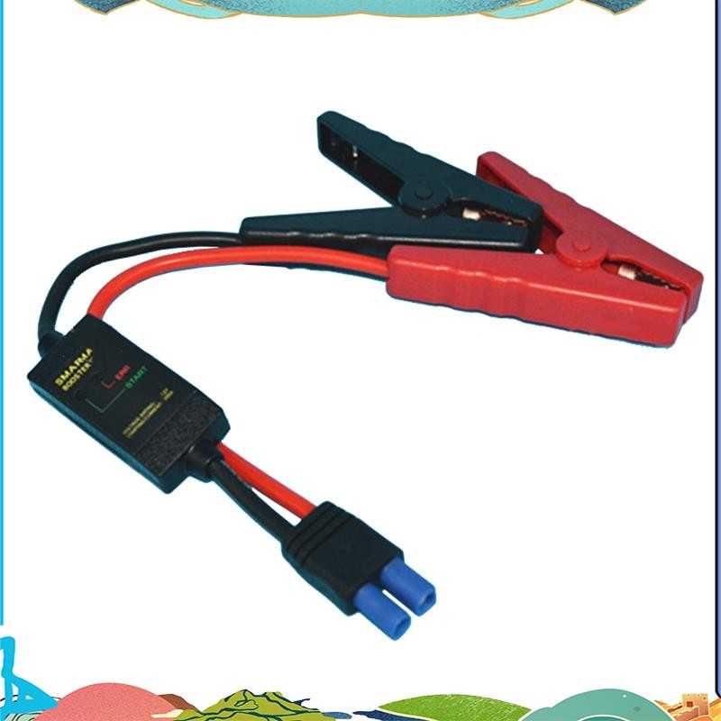 Super 12V 200A-500A อัจฉริยะ Booster Cable สมาร์ท EC5 Connector รถบรรทุกฉุกเฉินกระโดดจระเข้ ...