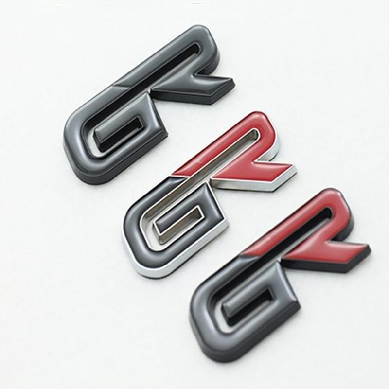1 ชิ้น Toyota GR Trunk โลโก้สติกเกอร์ GR SPORT สุ่มสติกเกอร์ Scratch ...