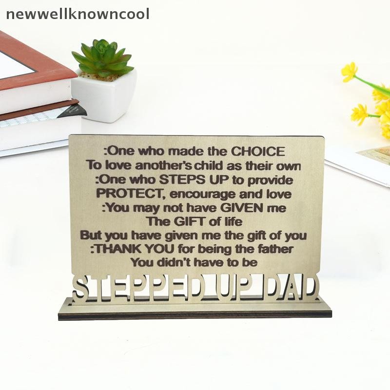 ใหม่wellknowncool Stepped Up Dad Definition ไม้ยืนป้ายโล่ของขวัญวันพ่อ ...