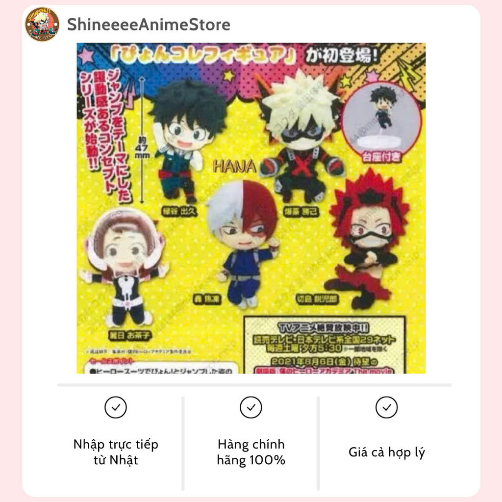 [GENUINE Japanese] My Hero Academia MHA Mini Model/ฟิกเกอร์ | Shopee ...