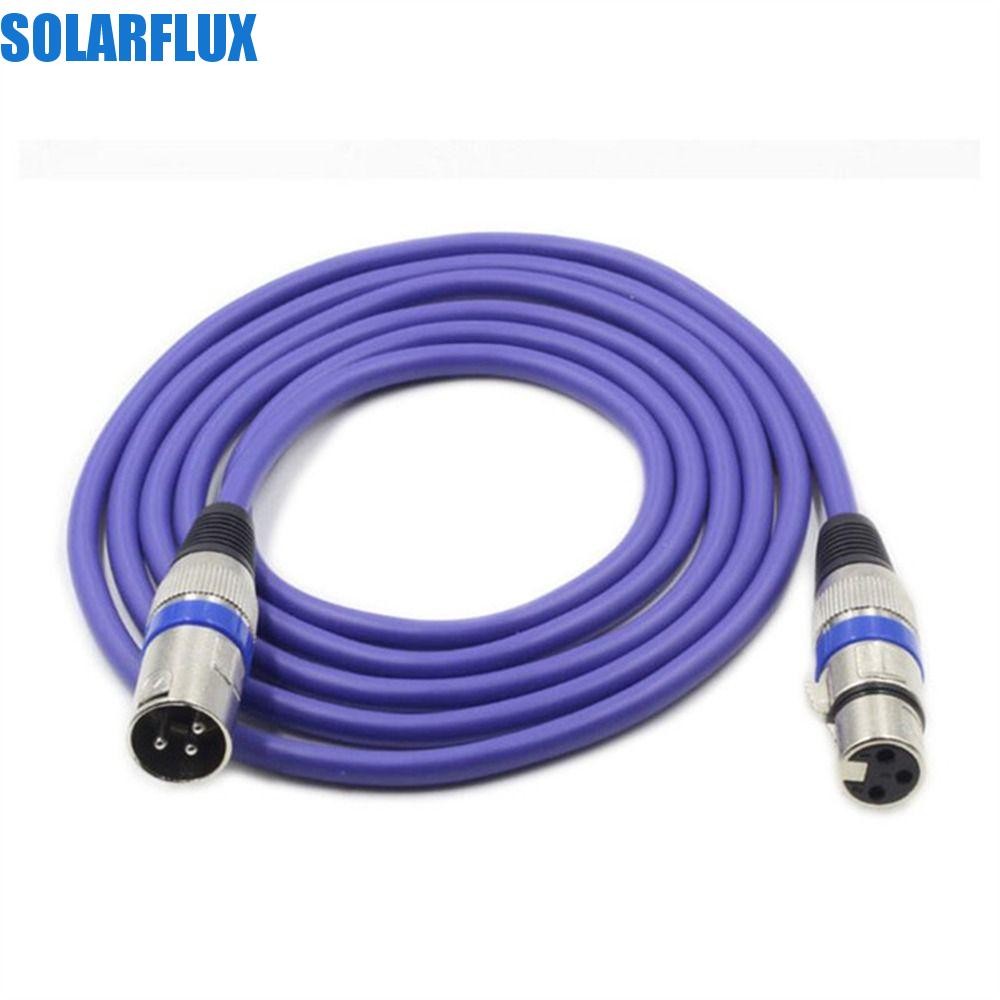 SOLARFLUX สาย XLR ไมโครโฟนอุปกรณ์ 3 M 5 M 10 M สายสัญญาณเสียงสัญญาณเสียงสายป้องกันสําหรับ ...