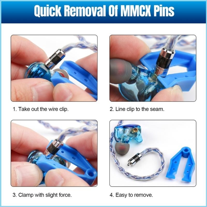 EZR Durability MMCX Cable Removal Tool Pull-Out Clamp หูฟัง Cable ...