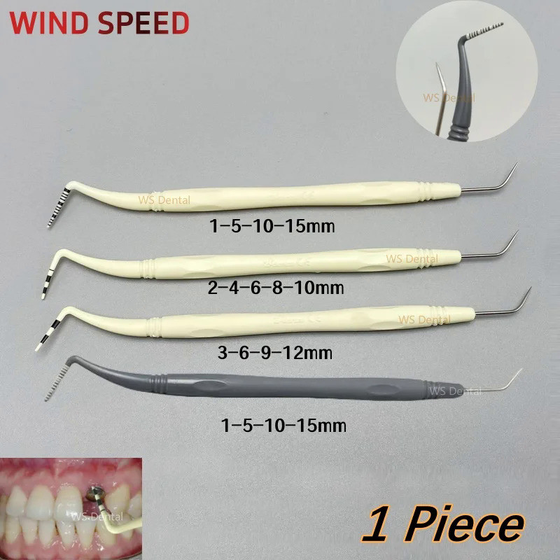1pc Dental Periodontal Probe Soft Resin Depth Measure Probe Implant ...
