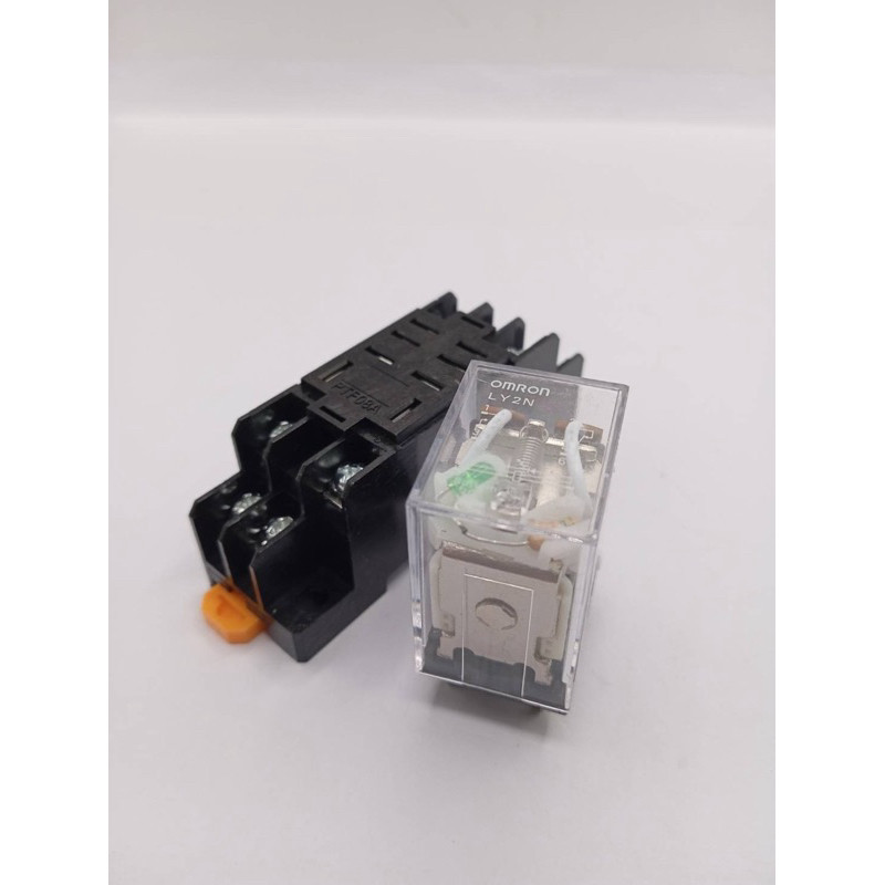 Ly2n relay รีเลย์ 12v 24v 220v ac dc แบรนด์แท้ ฐานรีเลย์ Ly2 omron งาน ...