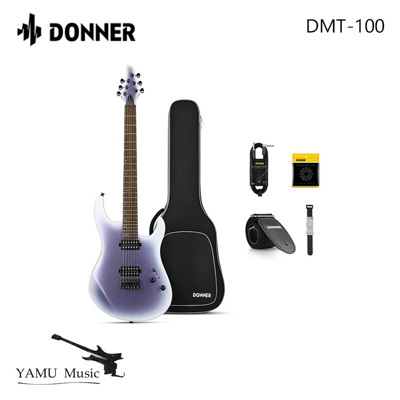 Donner DMT-100 กีตาร์ไฟฟ้า Solid Body, Matte Finish กีตาร์ไฟฟ้าโลหะ 39 นิ้ว DMT100 | Shopee Thailand