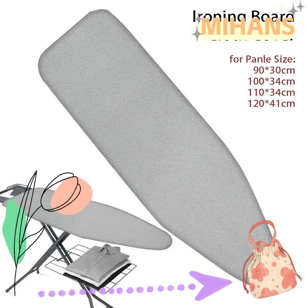 Mih 1 ชิ้นที่รองรีด, ผ้าฝ้ายหนา Padding คราบเหล็กความร้อน Shield, มีขอบยืดหยุ่น Universal ผ้าฝา ...