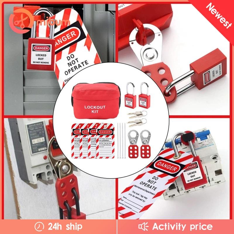 [Mibum] ชุดล็อคเอาท์ไฟฟ้า Tagout - Universal Multi-Pole Circuit Breaker ...