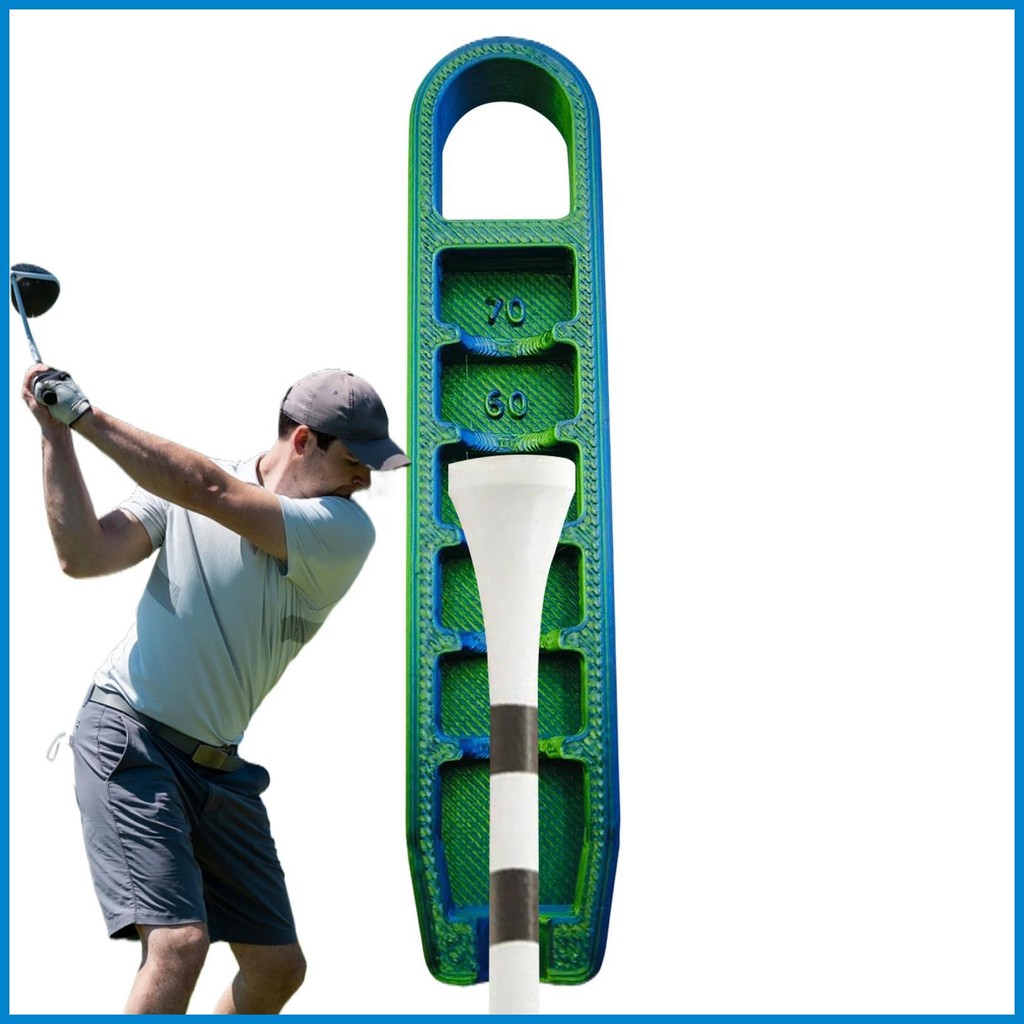 Golf Tee Setter ปรับเทรนเนอร์กอล์ฟ Swing Aid อุปกรณ์กีฬาสําหรับ Divot ...