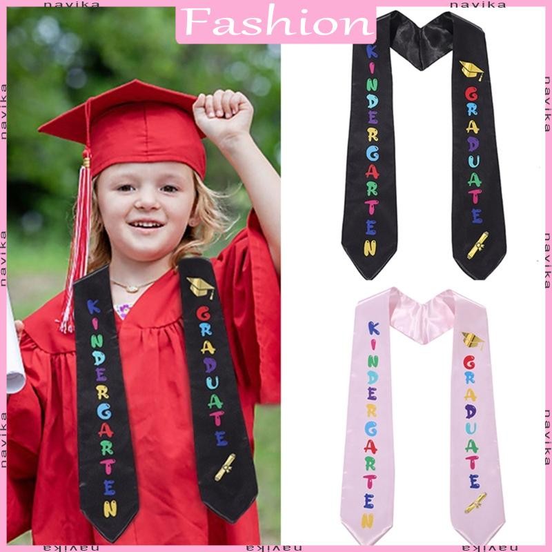 Nav Grad Sash Preschool Graduation Party ตกแต่ง สร้าง Moments- | Shopee ...