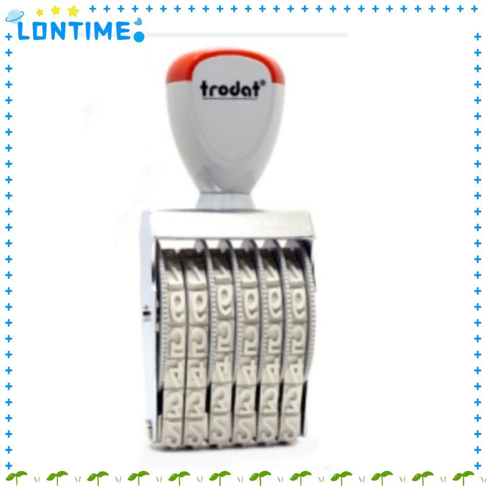 LONTIME Number Stamp, ส่วนบุคคลเปลี่ยน Roller Stamps, สัญลักษณ์ตัวเลข ...