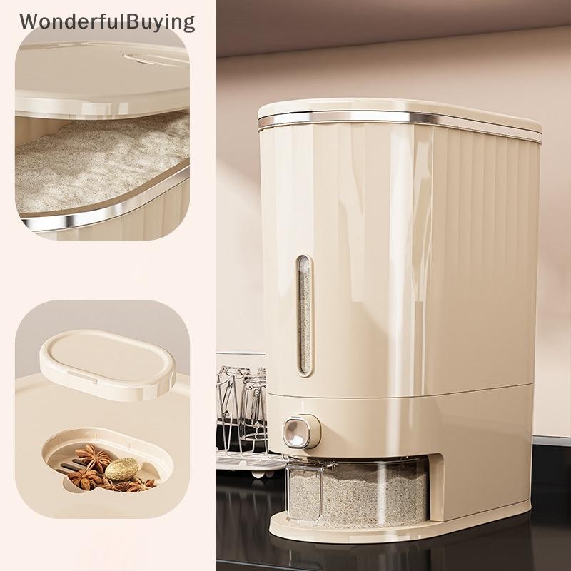 WBTH ถังเก็บญี่ปุ่นกันฝุ่นและป้องกันความชื้นครัวกดถังข้าวกล่องแป้งถัง ...