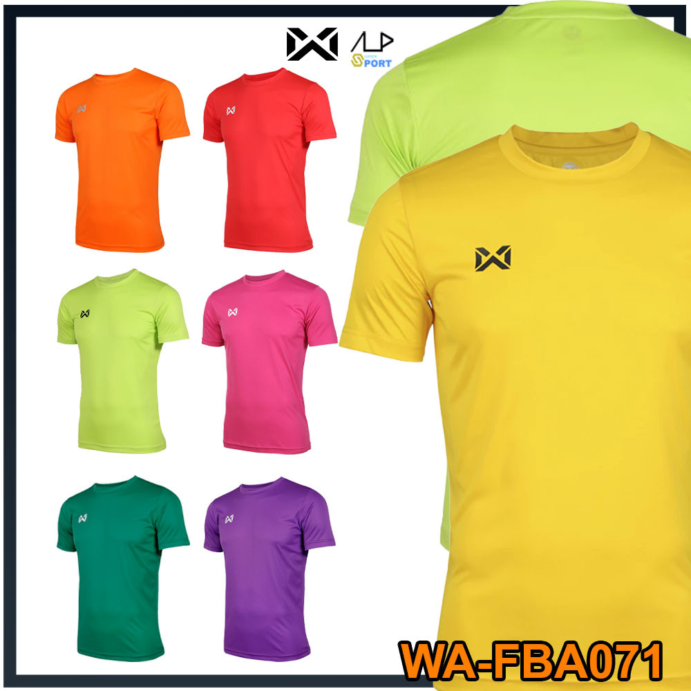 Warrix เสื้อฟุตบอลคอกลมแขนสั้น “Basic One” รุ่น WA-251FBACL01/WA-FBA071 แท้100% | Shopee Thailand