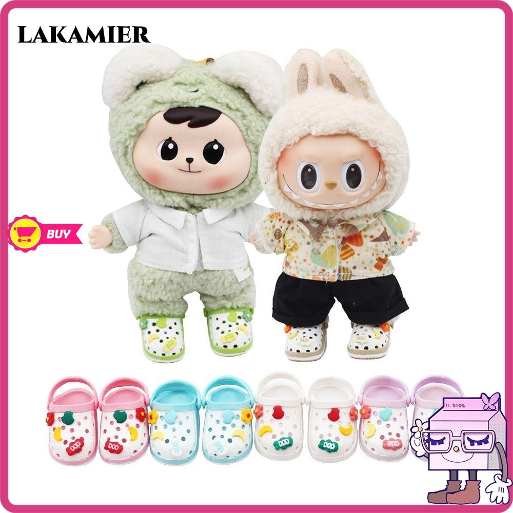 Lakamier รองเท้าตุ๊กตา, 17 ซม.Labubu Color Matching Dolls , Creative ...