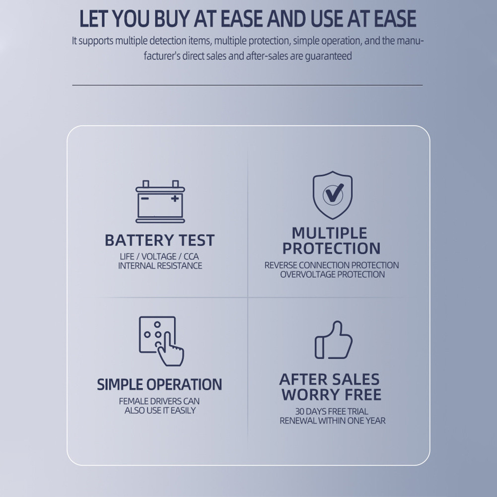 Foxsur รุ่น FBT-200 เครื่องทดสอบแบตเตอรี่ เครื่องวัด ทดสอบ วิเคราะห์ ...